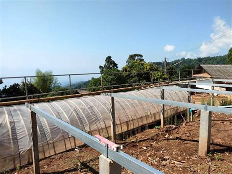 “ชป โครงการฯ ดอยฟ้าห่มปก เข้าช่วยเหลือราษฎรในโครงการ ปรับปรุงโรงตากเมล็ดกาแฟ