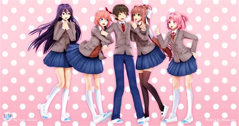 Ddlc Wallpaper1 By Magicalpouchofmagic On Deviantart