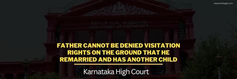 Father Cannot Be Denied Visitation Rights On The Ground That He