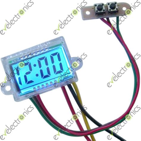 12v Waterproof Digital Auto Clock Lcd In Pakistan