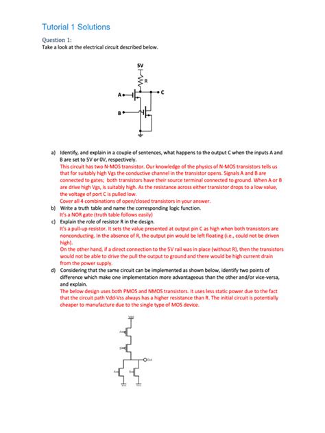 Tutorial 1 Solutions Pdf