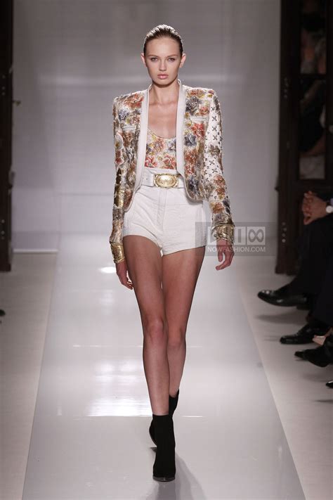 Balmain Ready To Wear Fashion Show Collection Spring Summer 2012