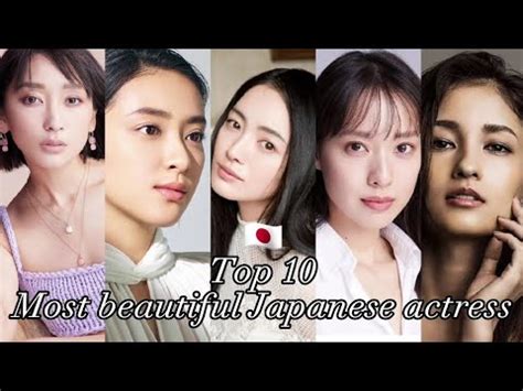 Top 10 Most Beautiful Japanese Actress 2023 YouTube