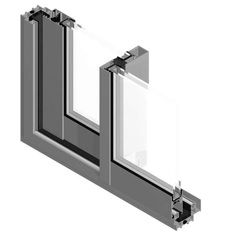 Pocket Window Soleal 55 Technal Fixed Aluminum Double Glazed