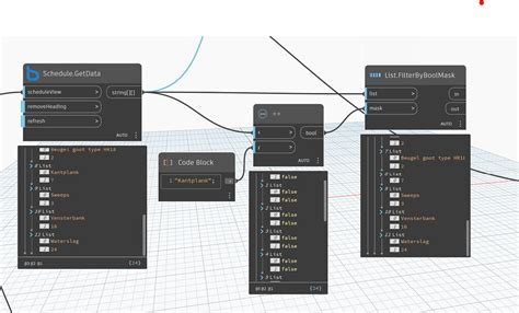 Filter Entire List From Multiple Lists Dynamo
