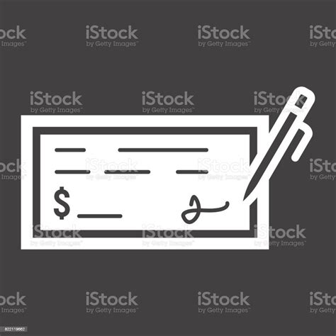 銀行檢查標誌符號圖示 商業和金融筆形符號向量圖形在黑色的背景eps 10 固體模式向量圖形及更多付錢圖片 付錢 保安 債務 Istock