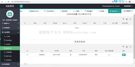 基于springbootlayui实现的医院信息管理系统 代码 最代码