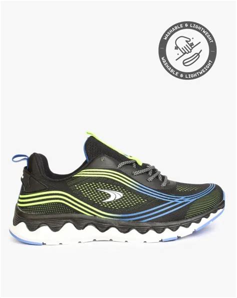 Panelled Lace Up Running Shoes JioMart