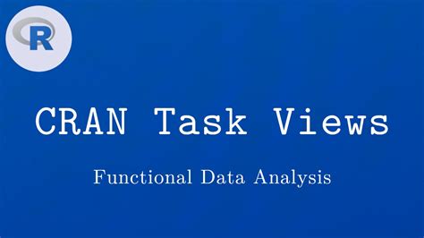 R言語 Cran Task View：関数データ解析 トライフィールズ