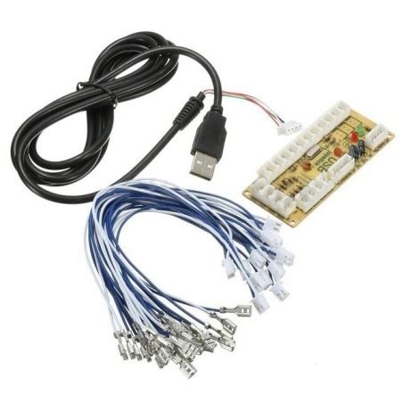 MAYITR DIY Zero Delay ARCADE USB Encoder Wire Cables Set
