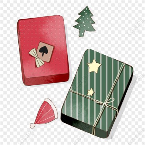 자유형 크리스마스 선물 상자 Png 일러스트 무료 다운로드 Lovepik
