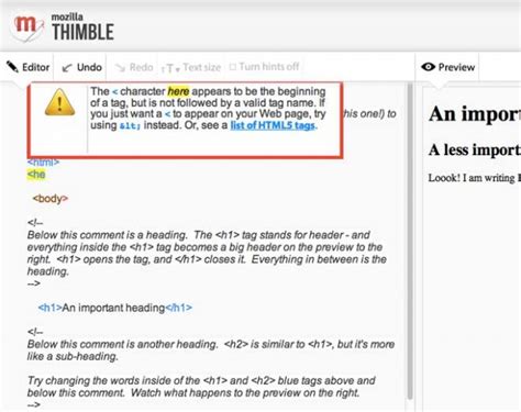 thimble l éditeur html en ligne par mozilla