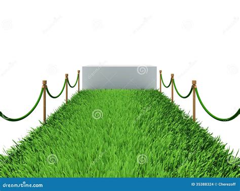 Path Of Green Grass Stock Illustration Illustration Of Floor 35388324