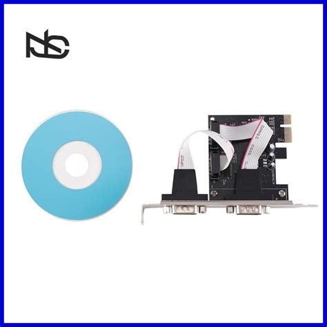 PCI E To 2 Serial Card Native PCI E RS232 Interface Industrial Control Computer Expansion Card
