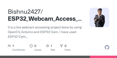 GitHub Bishnu2427 ESP32 Webcam Access Using OpenCV It Is A Live