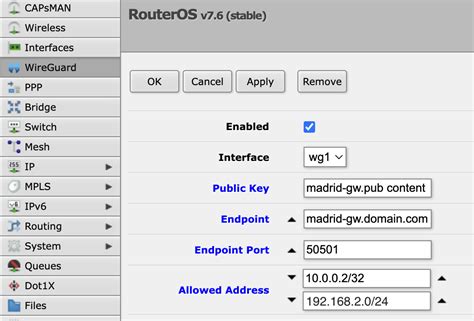 Creating A Site 2 Site VPN With WireGuard