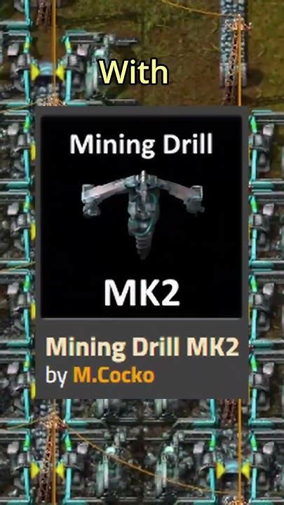Mining Drill Mk2 Factorio Gaming Mods Youtube