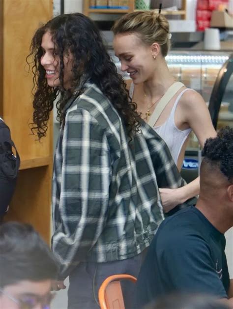 Lily Rose Depp And Partner 070 Shake In Loved Up Display As They Enjoy