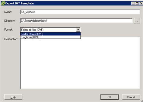 Creating A Ovf Or Ova File Of A Virtual Machine From The Vsphere Client Angels Technology