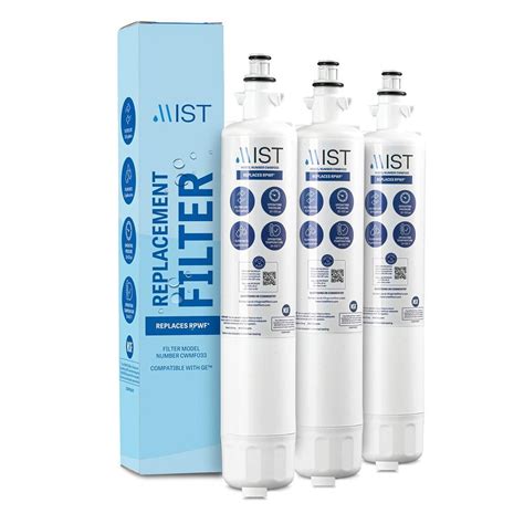 Mist Rpwf Refrigerator Water Filter Replacement For Ge Rwf1063