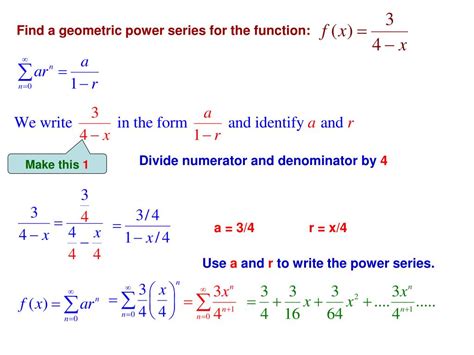 Ppt Representation Of Functions By Power Series Powerpoint Presentation Id 4407809