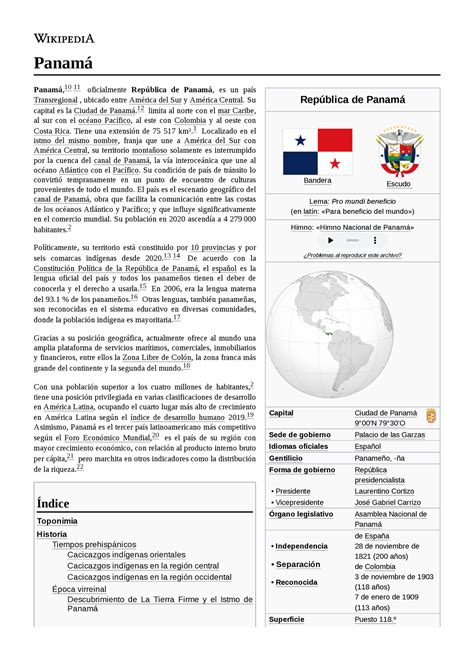 Panamá Panamá República De Panamá Bandera Escudo Lema Pro Mundi