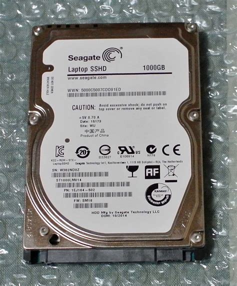 Yahoo!オークション - Seagate ST1000LM014 HDD+SSD ハイブリッドSSHD 1TB