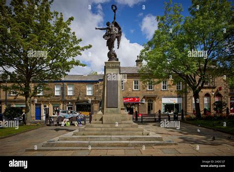 Glossop Market Town The High Peak Derbyshire England War Memorial