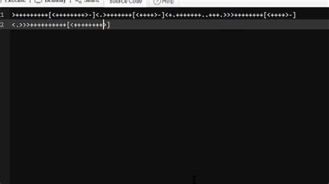 How To Run Hello World In The Forbidden Language Brainfck Youtube