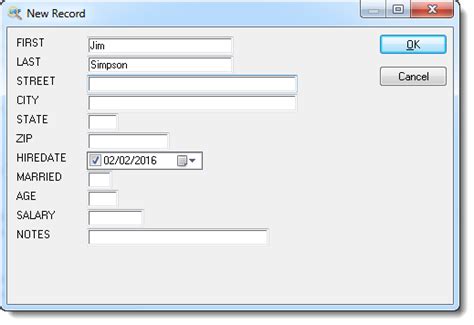 add records to dbf file