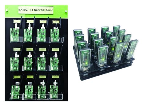 A Experimental Network With Eight Isa100 11a Sensor Nodes B Download Scientific Diagram