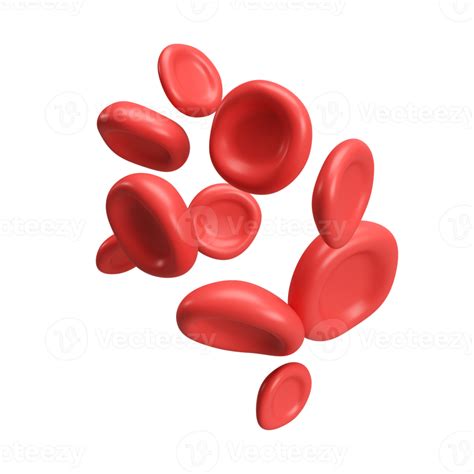 3d Fluxo Vermelho Sangue Células Ferro Plaquetas Eritrócitos Realista