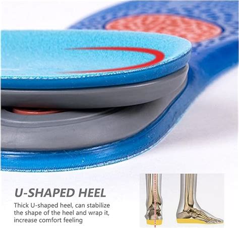 Shop Shock Absorbing Silicone Soft Insoles Dealsexpresspk