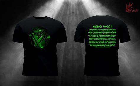 Bisho Bhoot Bengali Captioned Printed Tshirt রকbuzz