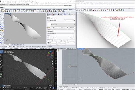 Mesh Looks Glitchy In Rendered Viewport Why Rhino McNeel Forum
