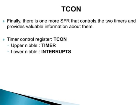 8051 Timer Counter Pptx Technology And Computing