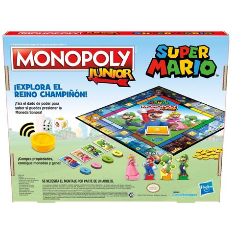 Juego De Mesa Monopoly Super Mario Hasbro Tiendas Jumbo