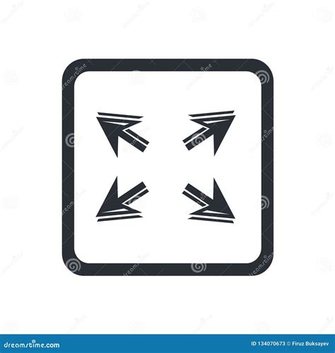 Scale Arrows Line Icons Reduce And Increase Symbols For Ui Buttons And