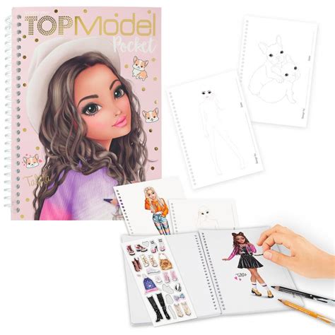 Top Model Pocket Colouring Book Toyville South Africa