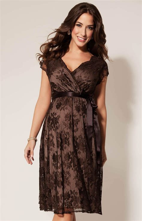 Eden Maternity Gown Short Chocolate Maternity Wedding Dresses