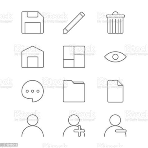 Web 應用程式圖示集 適合用於 Web 應用程式向量圖形及更多圖示圖片 圖示 互聯網 住宅建築 Istock