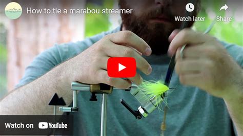How To Tie A Marabou Streamer The Angling Company