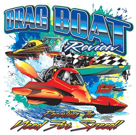 Drag Boat Racing Poster Design