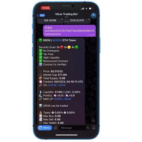 d mizar sniper bots and automated trading for defi traders