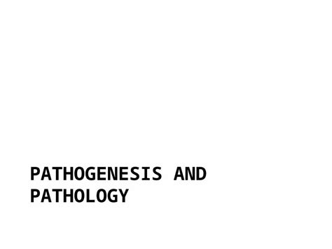 Pptx Pathogenesis And Pathology A Lower Tract Hydrostatic Pressure