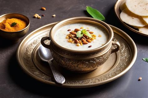 Premium Photo Sweet Kheer Or Khir Payasa Gilefirdaus Fereni Also