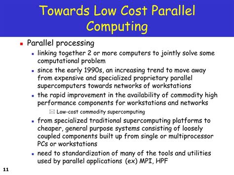 Ppt High Performance Cluster Computing Architectures And Systems Powerpoint Presentation Id