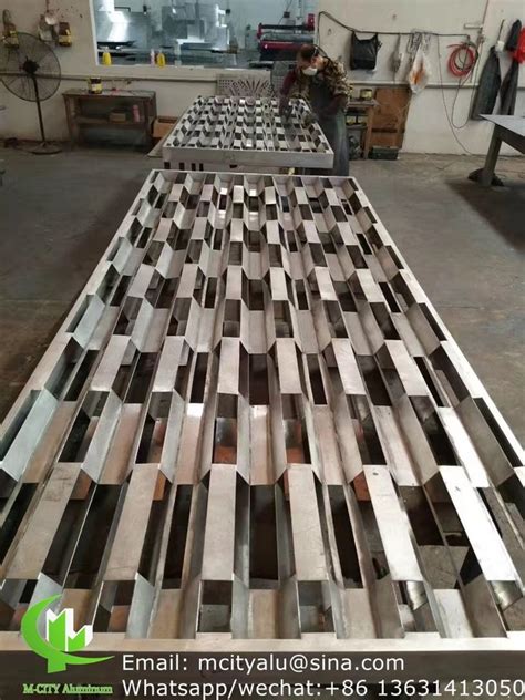 Metallic Aluminum Solid Panel Facade Cladding Bending Sheet 25mm