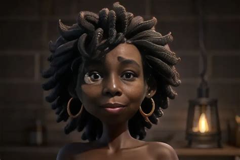 Dopamine Girl Ebony Woman Dark Skin Black Woman Slave Mood Lighting NRVZqwnJDxY