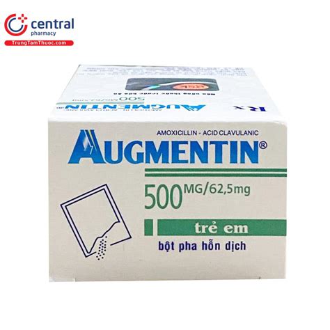 Thuốc Kháng Sinh Augmentin 500mg 62 5mg Cho Trẻ Em